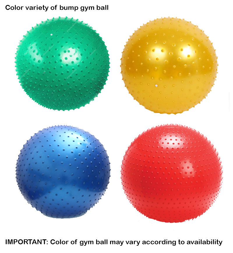 Sensory Gym Ball Anti-Burst Ball 75cm 100cm (Smooth or Gentle spiky ...