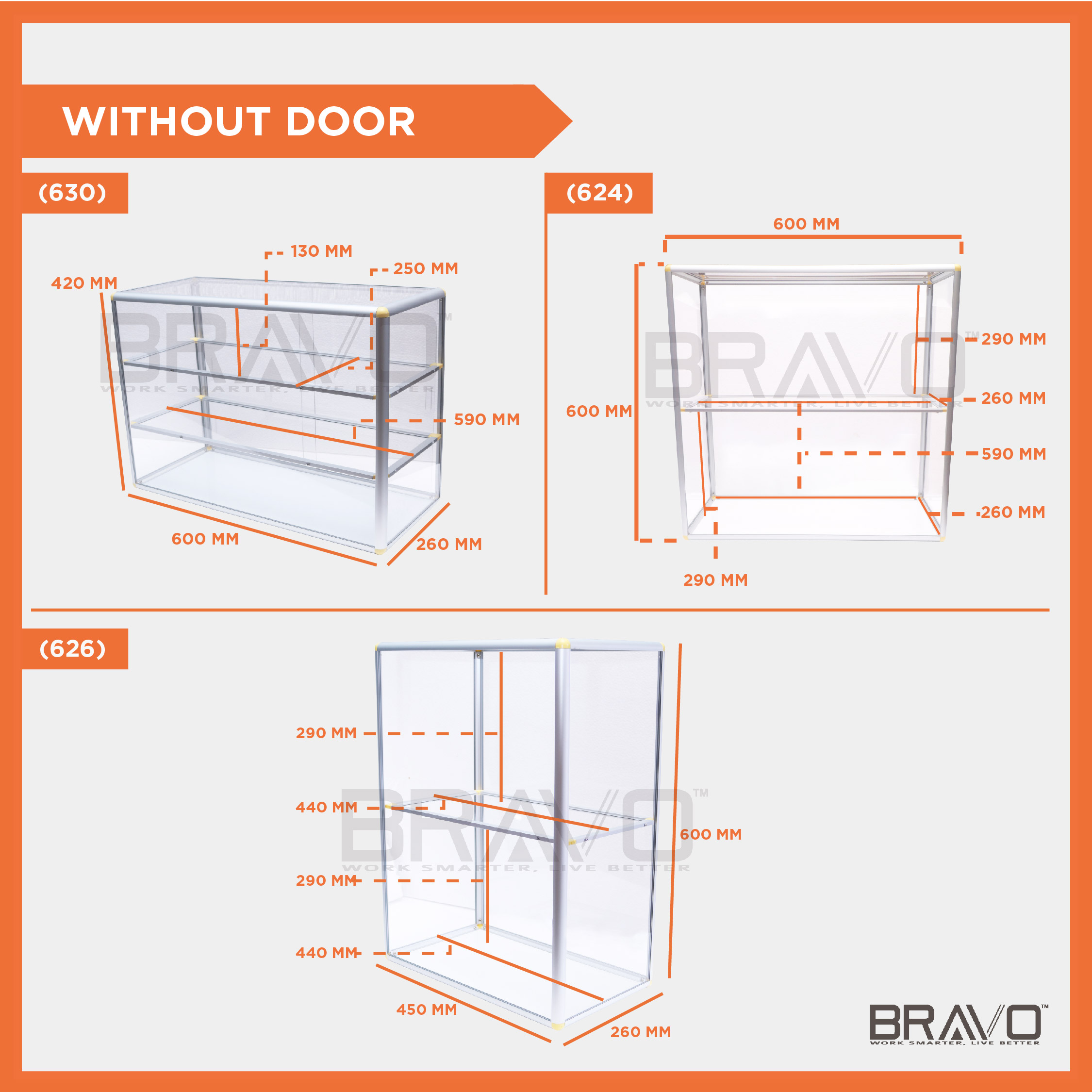 Acrylic Food Display Rack Rak Pamer Makanan Food Display Case Makanan ...
