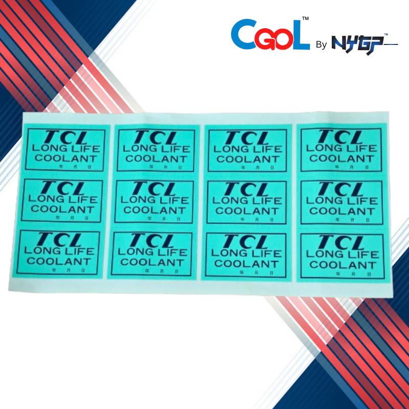 TCL LONG LIFE COOLANT - STICKER SAHAJA - 12PC | Shopee Malaysia