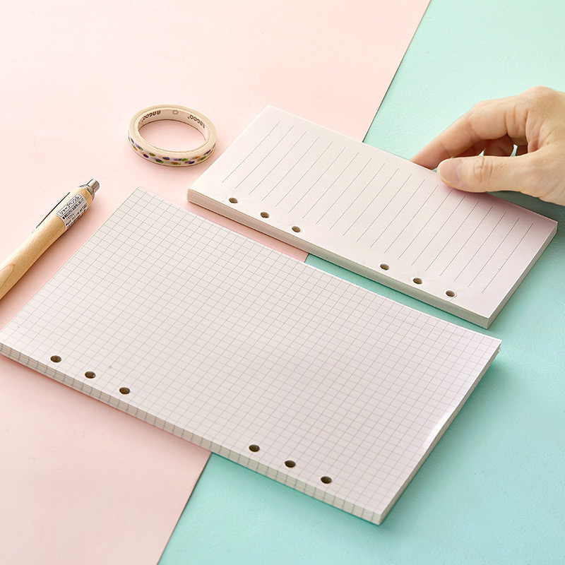 A6 Refill Paper 6 Holes Binder Notebook Planner 2026 Inserts Loose Leaf ...