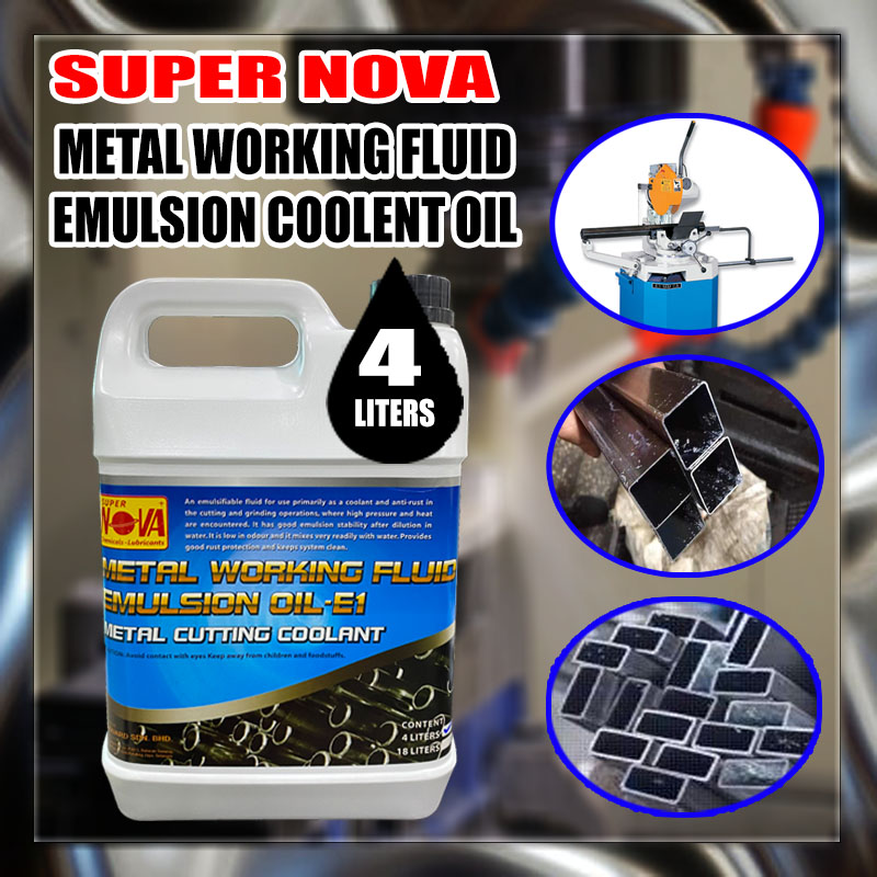 SUPER NOVA METAL WORKING FLUID EMULSION COOLANT OIL - 4 LITERS | Shopee ...