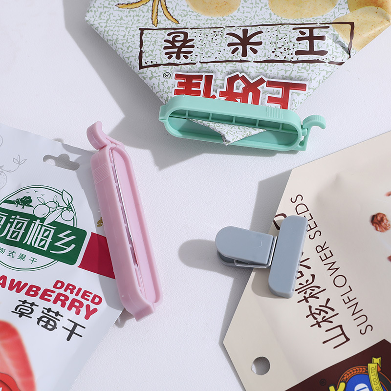 12 Pieces Food Clips, Plastic Food Bag Clips Reusable Bag Clips for ...