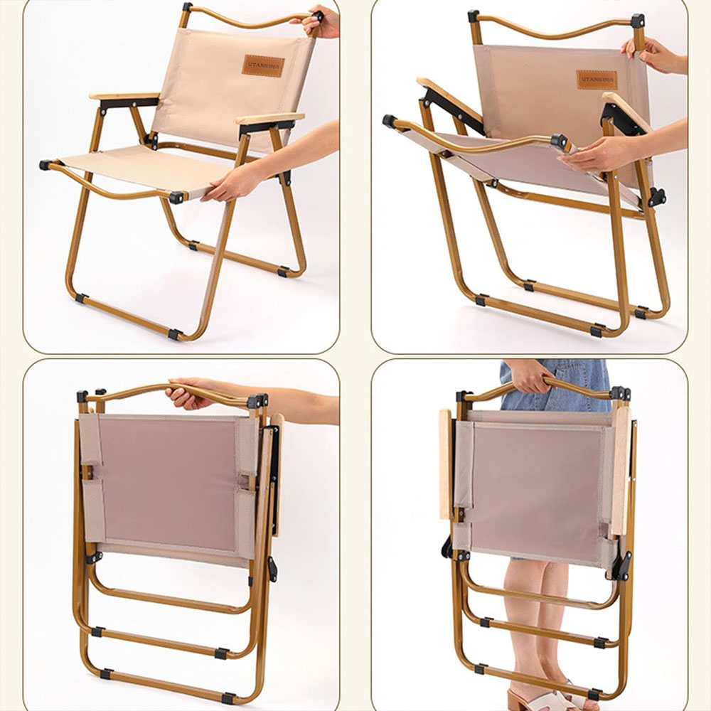 UtanKing™ Foldable Kermit Chair Camping Outdoor Beach Hiking Armrest ...