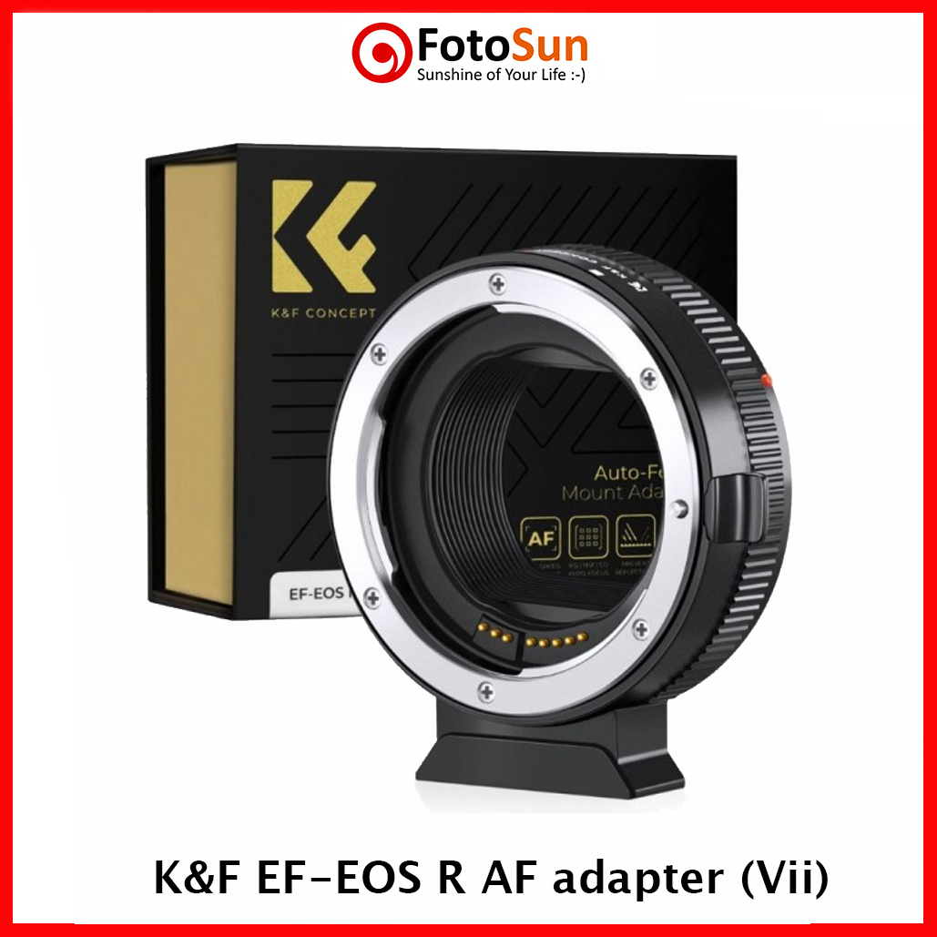 K&F Concept Canon EF-EOS R II Canon EOS R Auto Focus adapter EF to EOS R lens adapter vs Viltrox ...