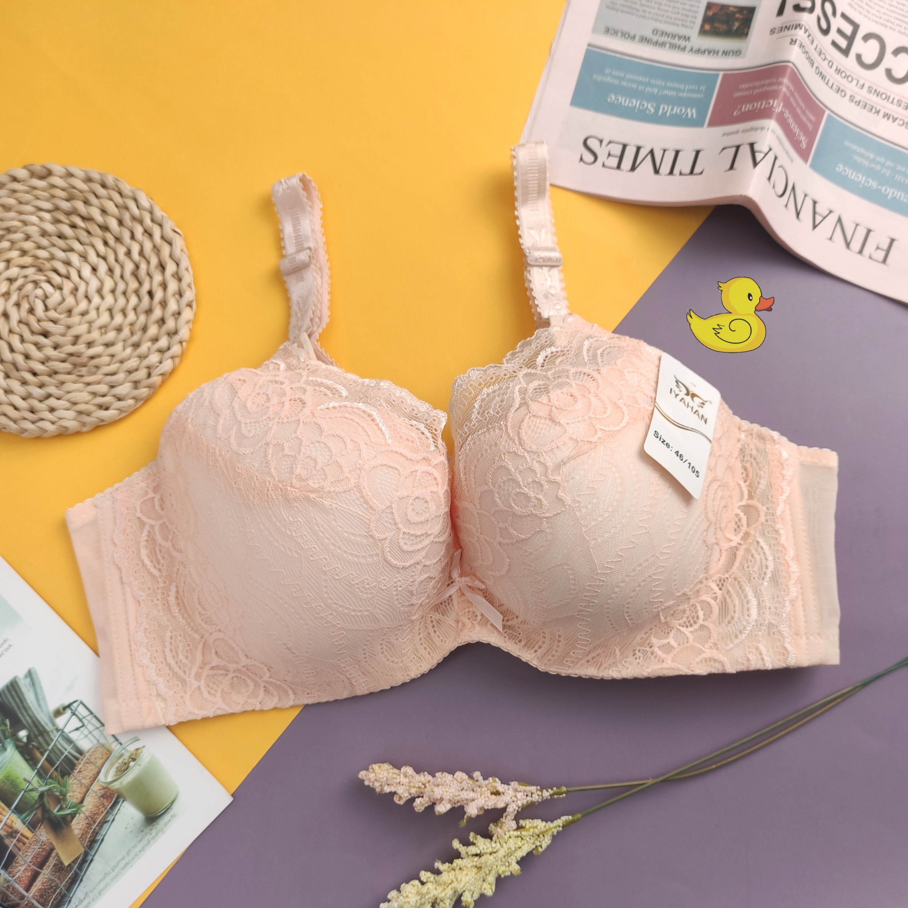 Bra Women Plus Size Lace Full Cup Wired Baju Dalam Wanita Renda Cup ...