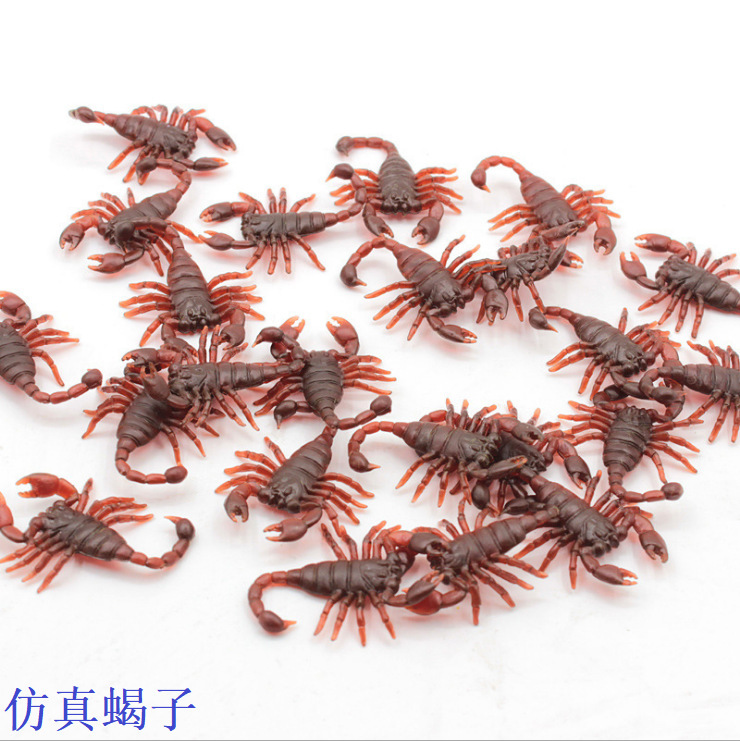 Prank Funny April Fool Rubber Fake Scorpion Toys Lifelike Scorpion ...