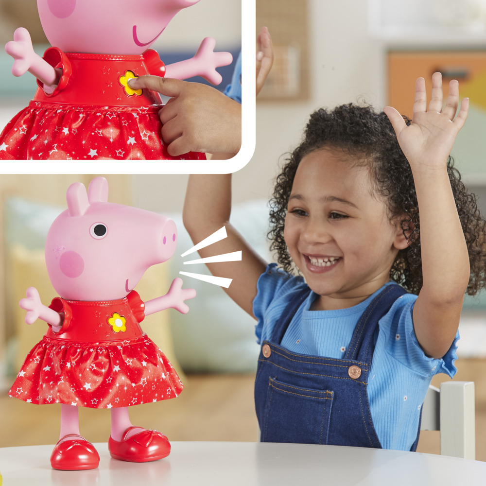 Peppa Pig Toys Peppa’s Muddy Puddles Party Doll, Musical Toys for Girls ...