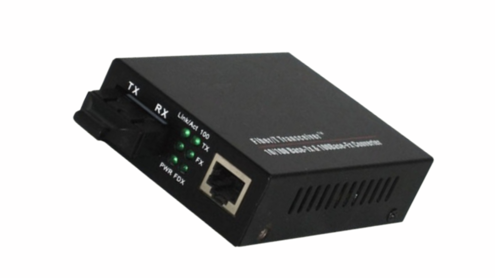 Media Converter Singlemode Fiber to RJ45 Cat6 Gigabit Ethernet TX RX ...