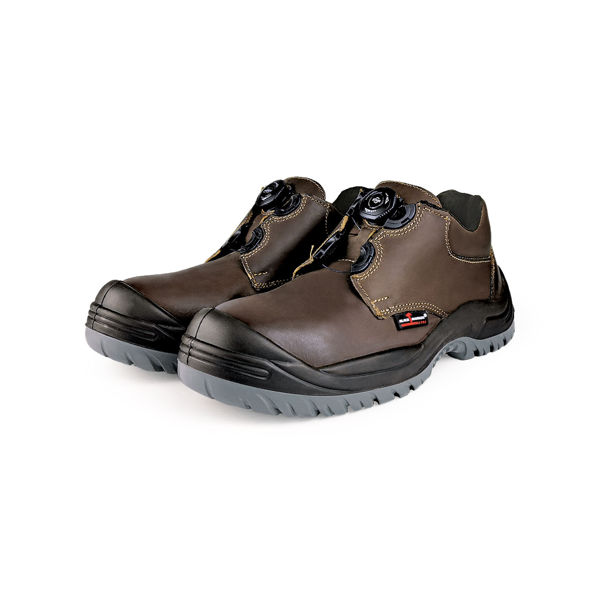 Black Hammer Men Low Cut with Fastlock Safety Shoe BH-1505-BI | Shopee ...