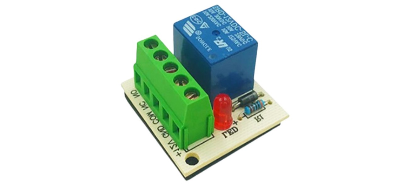 Wired Burglar Alarm 12V DC Relay 1 Pole NO / NC with Screw Terminals ...