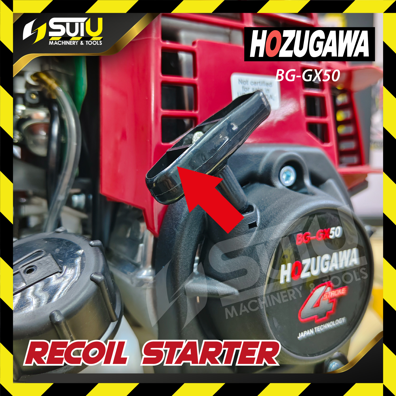 HOZUGAWA GX50 / BG-GX50 47.9CC 4-Stroke Backpack Brush Cutter / Mesin ...