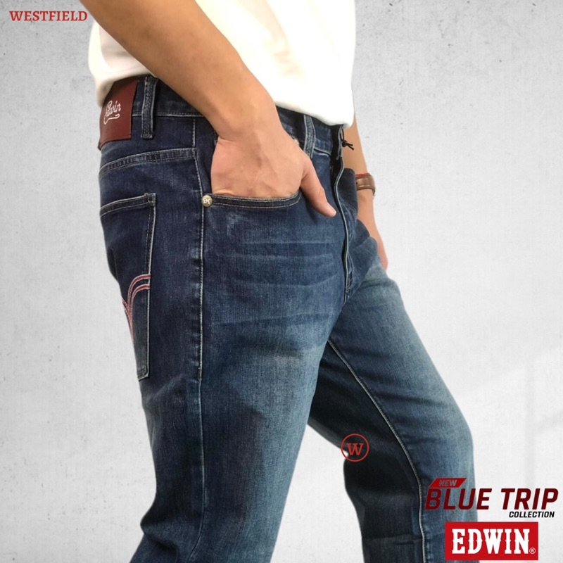 🔥New Arrivals🔥 EDWIN® E-Standard® Blue Trip™ Men’s 505 Straight Cut Jeans ( 7505 2766 ) | Shopee ...