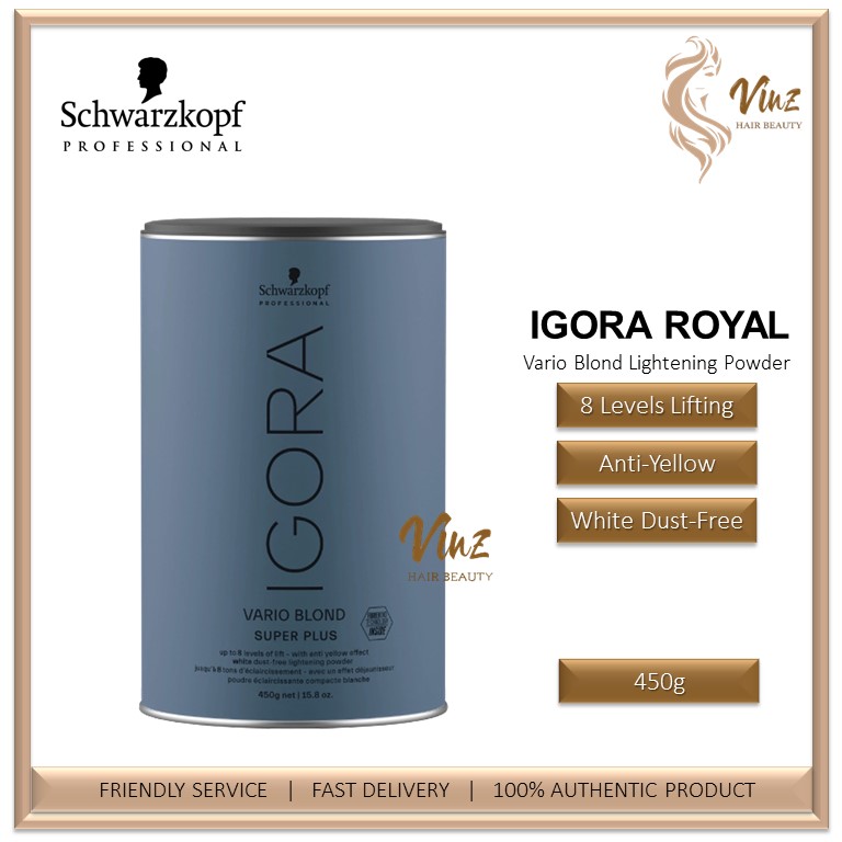 Schwarzkopf IGORA VARIO BLOND Super Plus Bleaching Lightening Hair ...