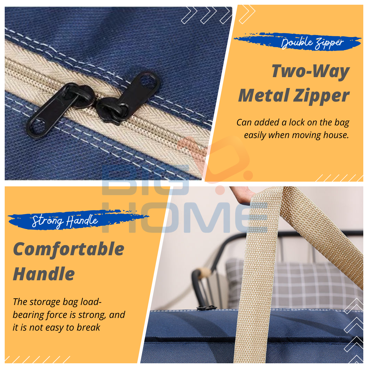 Beg Besar Bag Storage Beg TOTO Guni IKEA Bag Biru Big Bag Storage Tahan ...