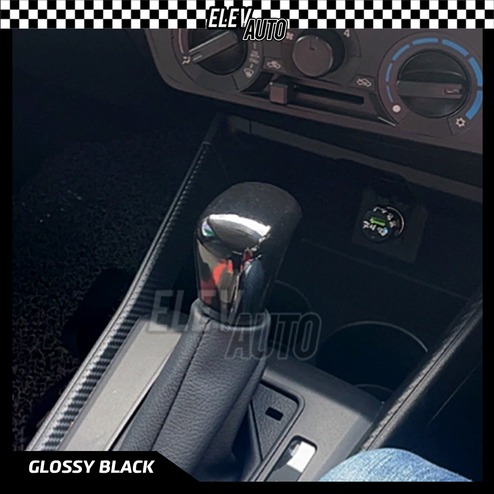 Perodua Axia 2023 2024 Gear Shift Knob Trim Carbon Fiber Black Interior ...