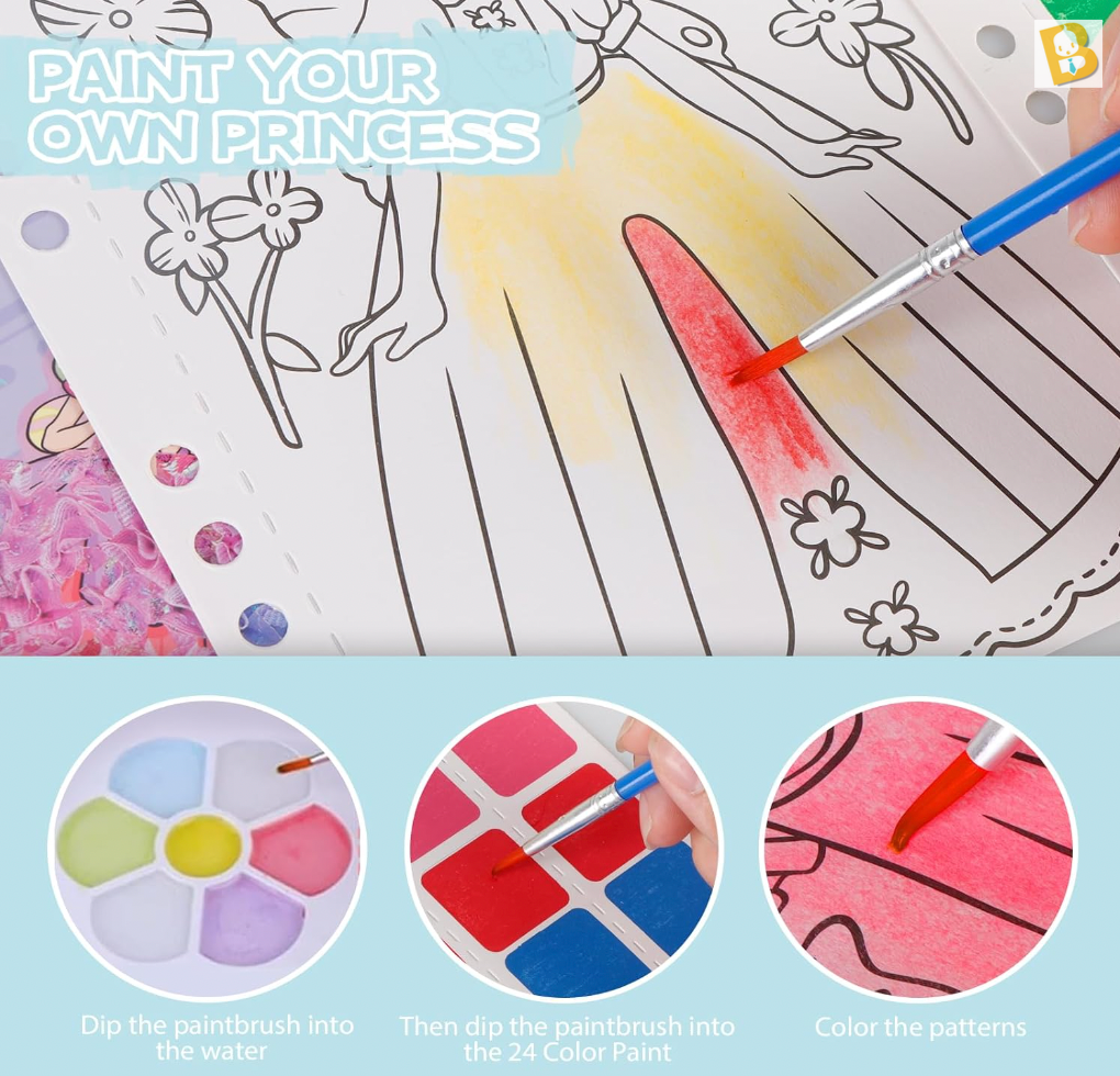 BabyBoss Fabric Art Puzzle Puncture Painting Poke Kits Hand-Painted ...