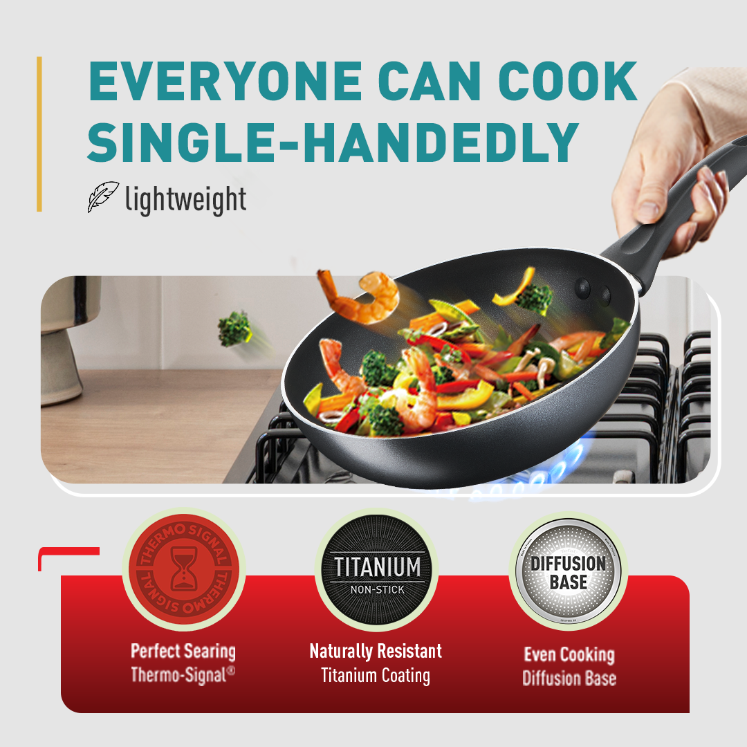 Tefal Non-Stick Cook & Clean Frypan 20cm | B22502 B2250295 (Personal ...