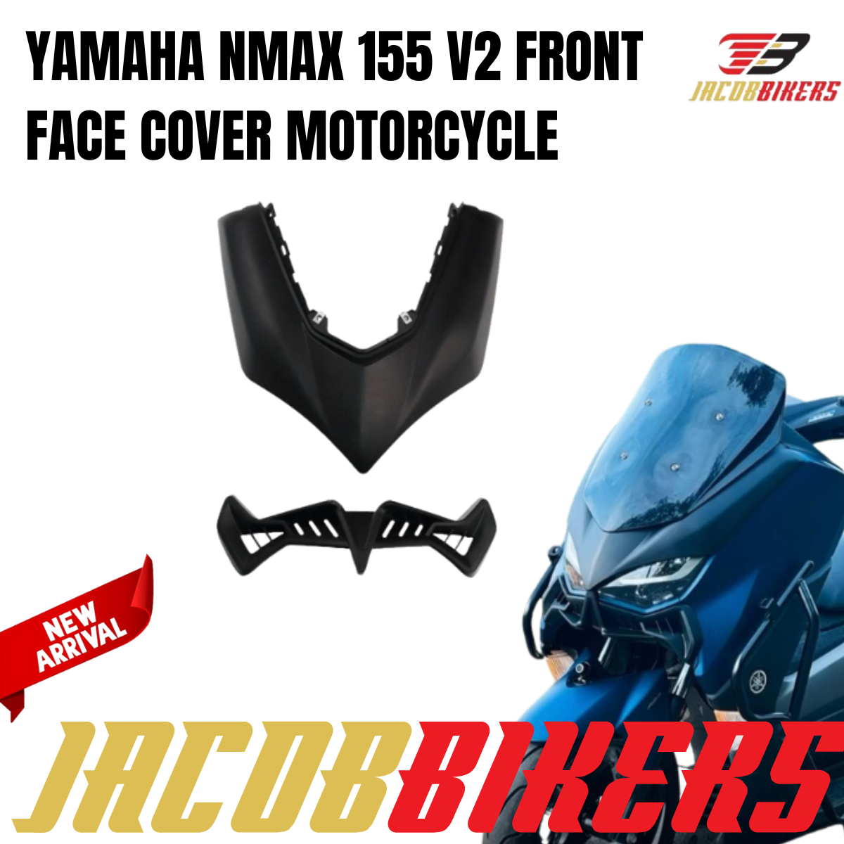 YAMAHA NMAX 155 V2 FRONT FACE COVER MOTORCYCLE | Shopee Malaysia