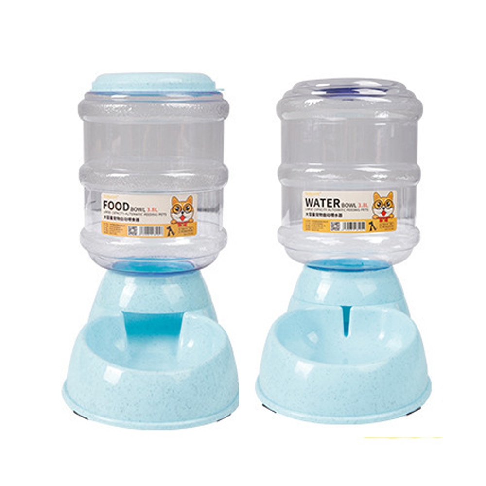 3.8L Tempat Letak Bekas Makanan Air Kucing Automatic Cat Feeder Food ...