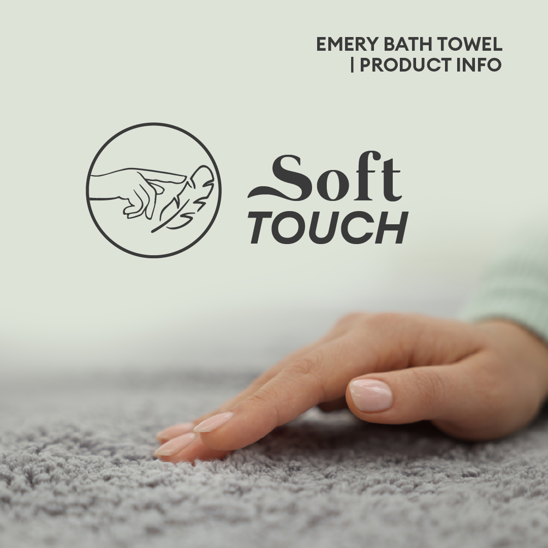 Niki Cains Emery Bath Towel - (100% Cotton) 27inches x 54inches ...