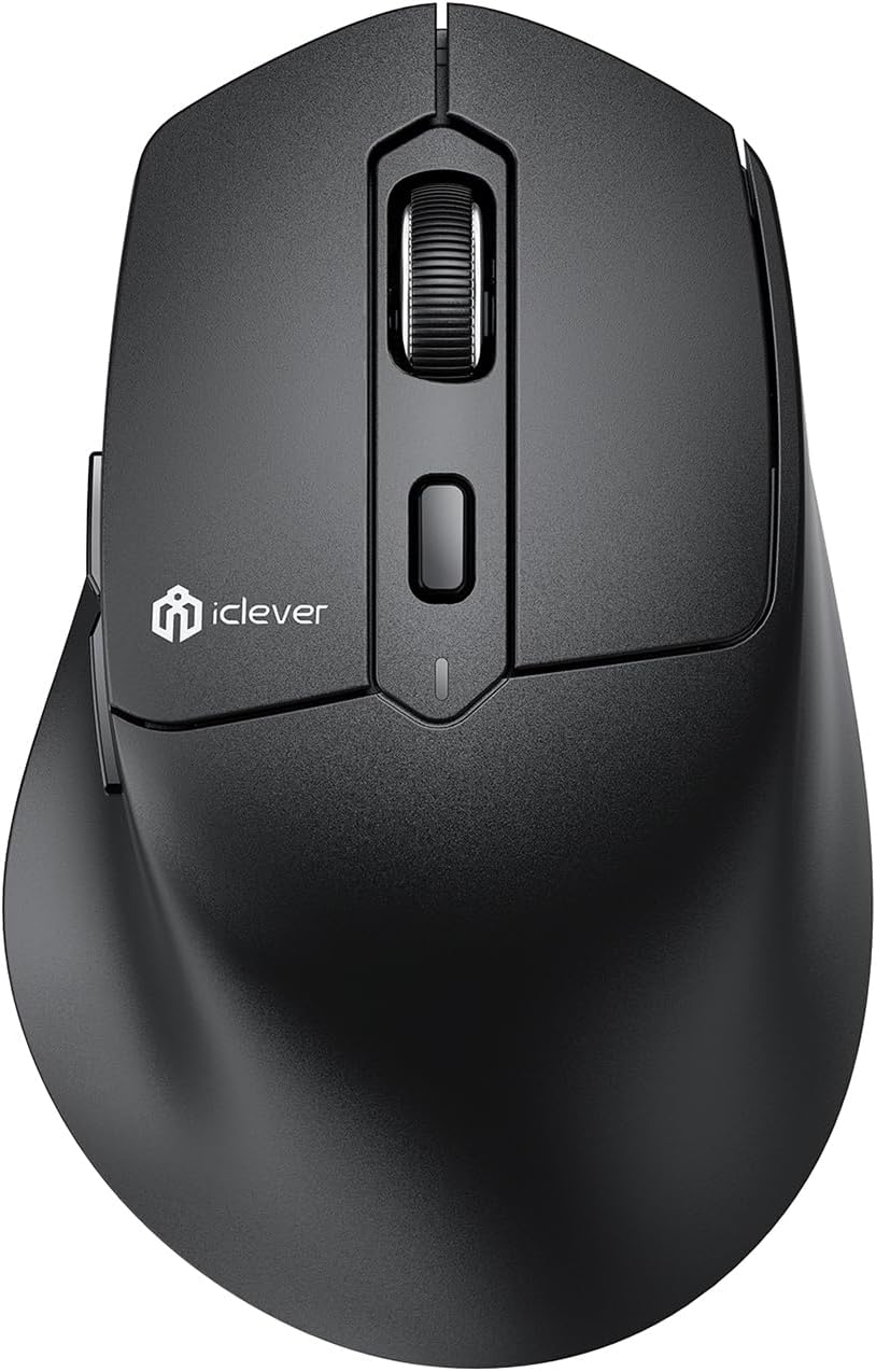 iClever Mouse MD360 Type C Rechargeable Wireless Bluetooth Mouse, Dual ...