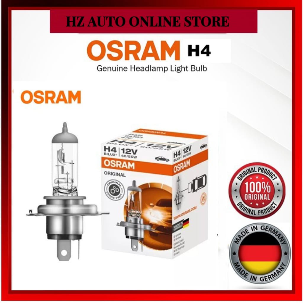 OSRAM Headlight H7 H3 H4 H1 H11 H8 H9 HB3 HB4 H27 H1 880 881 9012 HIR2 ...