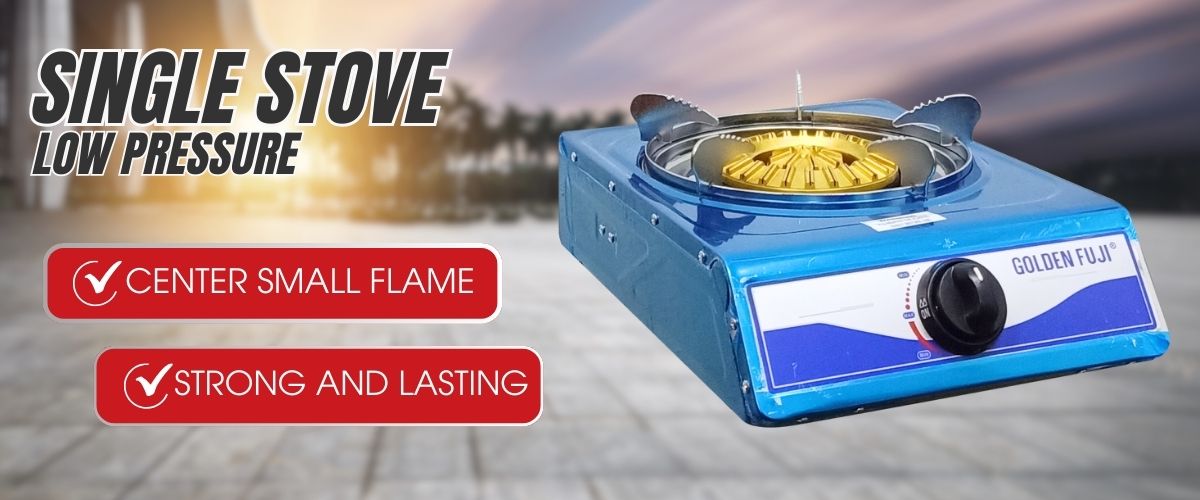 SIRIM Golden Fuji Single Auto Ignition Gas Stove Dapur Gas Satu Low ...