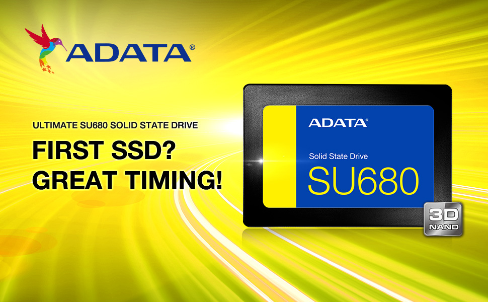 ADATA SU680 3D-NAND 2.5 SATA III Read up to 520MB/s Internal Solid ...