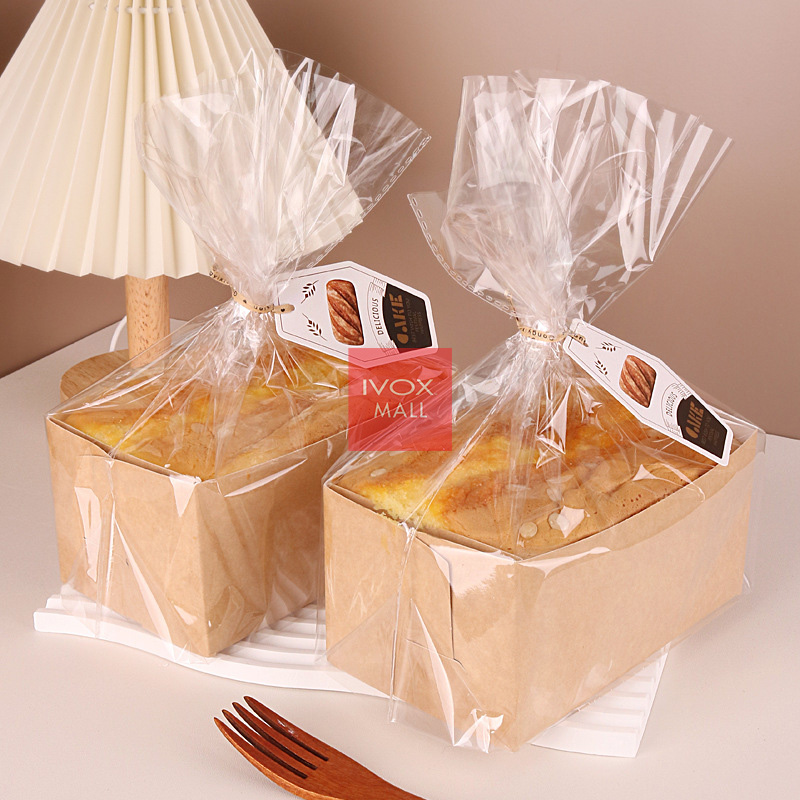 Bakery Cake Toast Loaf & Bread OPP Transparent Packaging Bag / Plastic ...
