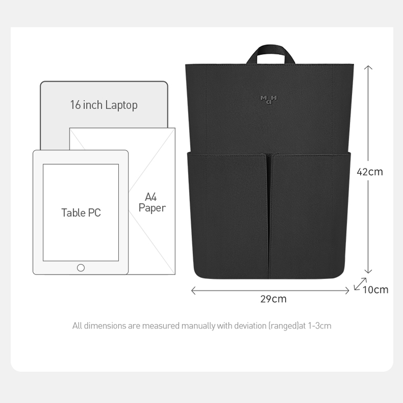 MAH Urban Beg Laptop Stylish Backpack Fesyen Ringan Beg Uniseks Kasual ...
