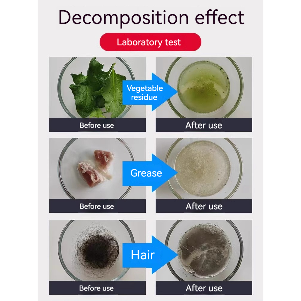 SUPER CLOG REMOVER TOILET KITCHEN DRAIN PIPES BASIN CLEAN POWDER / RED ...