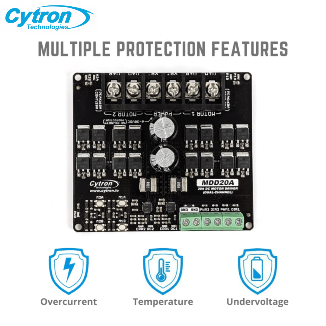 20Amp 6V-30V DC Motor Driver (2 Channels) | Shopee Malaysia