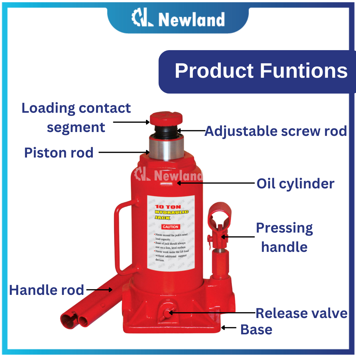Hydraulic Jack Heavy Duty / Bottle Jack 20 Ton / Jack Botol | Shopee ...