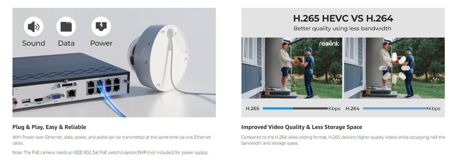 REOLINK RLC-843A 4K PoE Security Camera | IK10 Vandal Proof | 5X ...