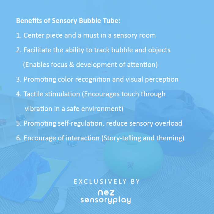 Sensory Bubble Tube 4 feet with wall bracket Multi sensory Room Sensory ...