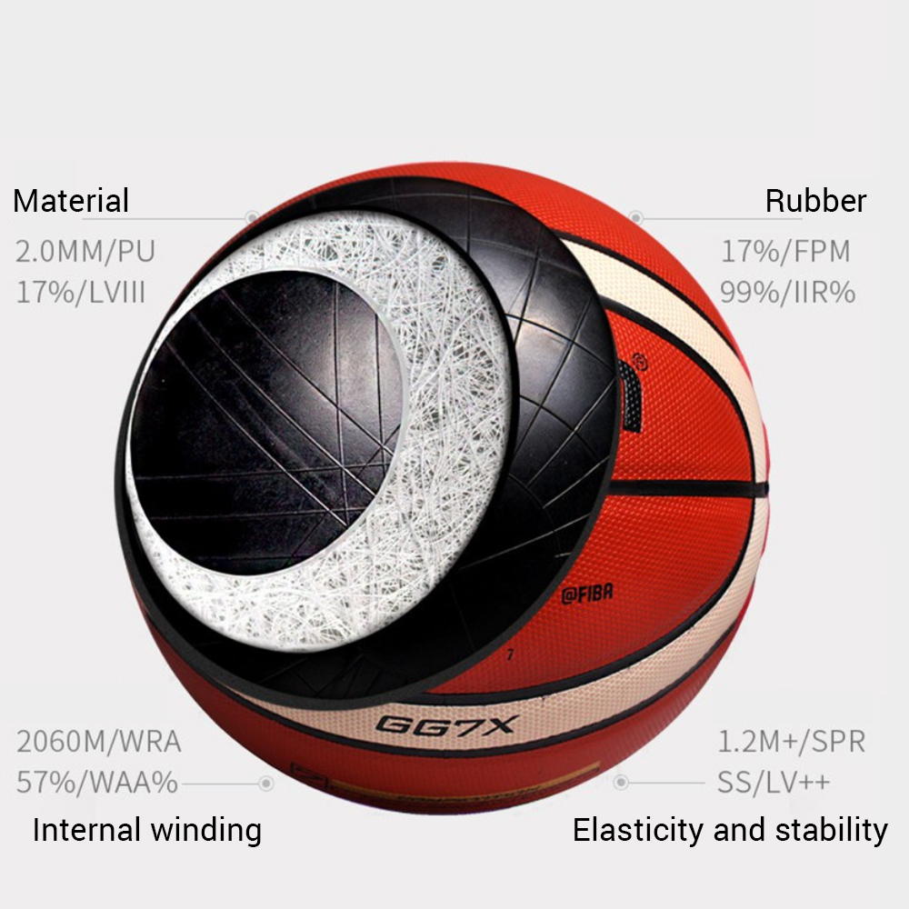 OneTwofit molten GG7X Basketball Size 7 Ball Indoor/Outdoor | Shopee ...