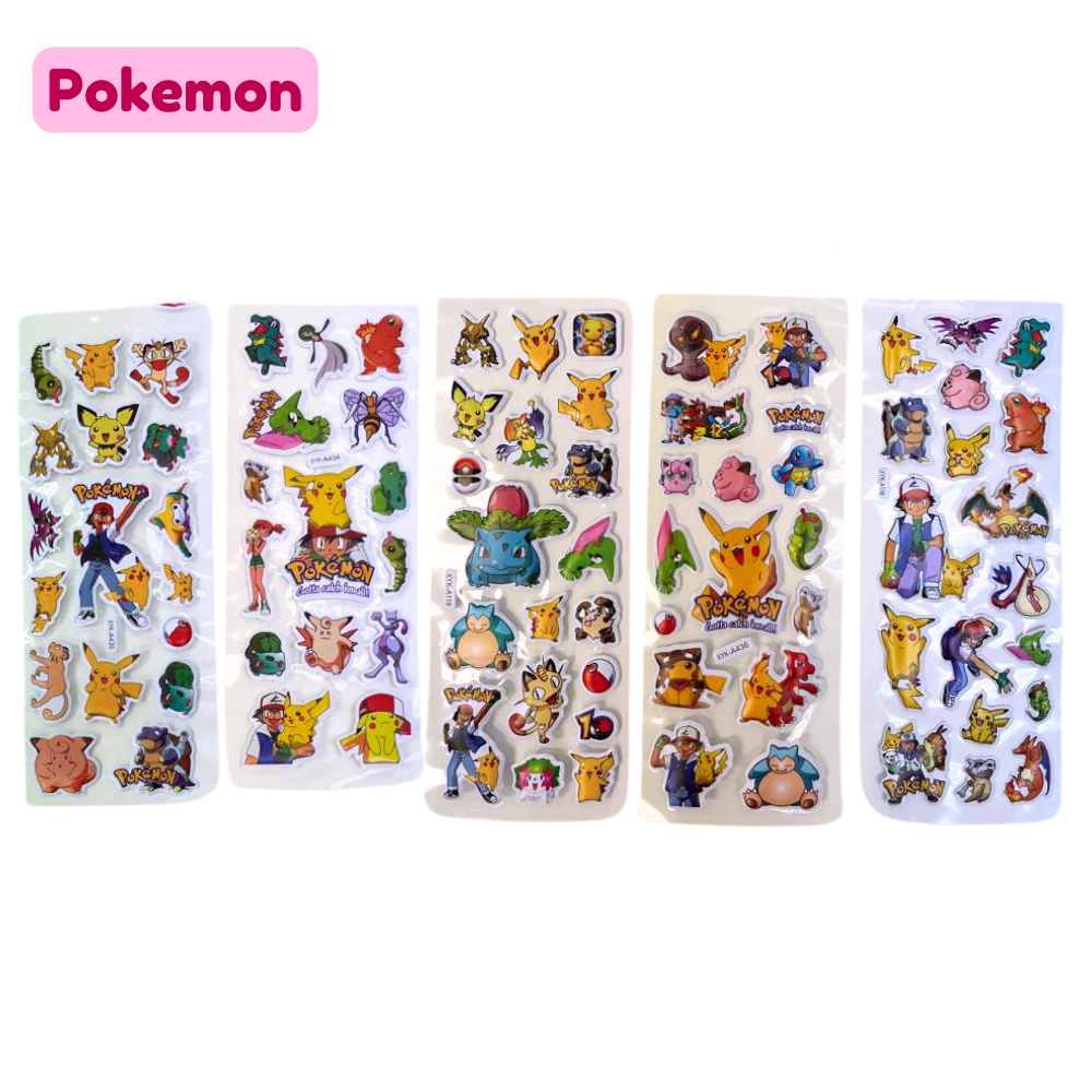 ToyTales 🍭 STICKER CUTE [ 3D Bubble STIKER ] Kids Goodies Birthday ...
