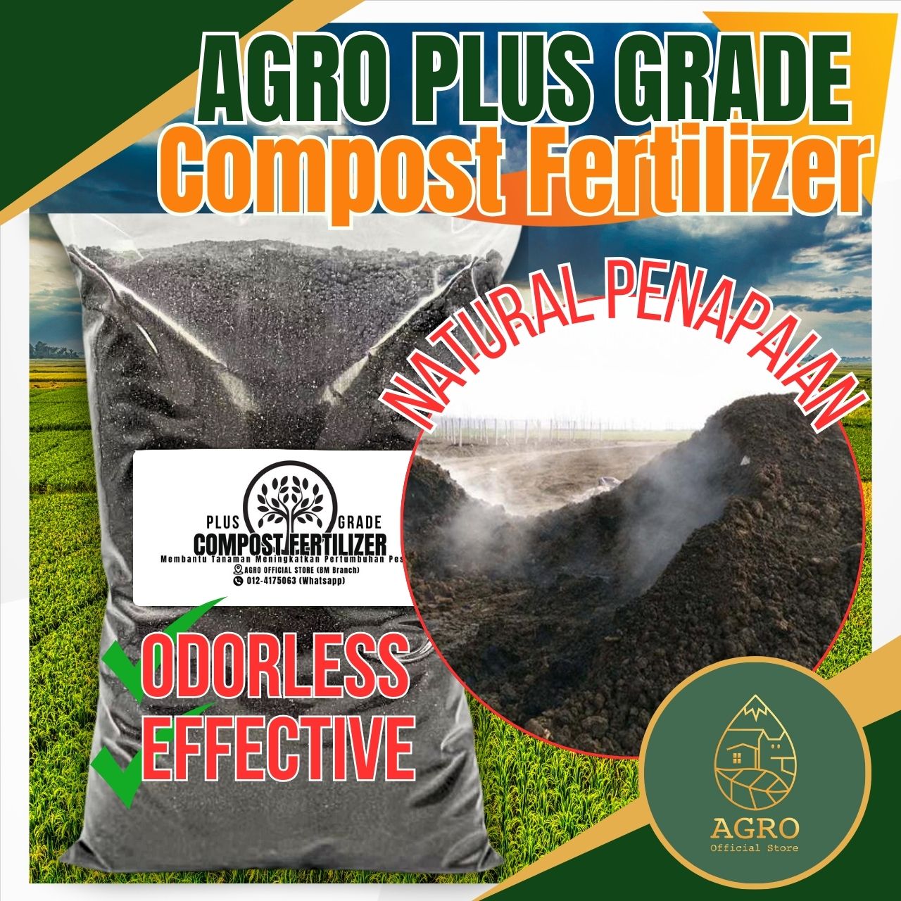 AGRO Baja | Baja | Baja Organik | Fertilizer | Compost | Tanah Kompos ...