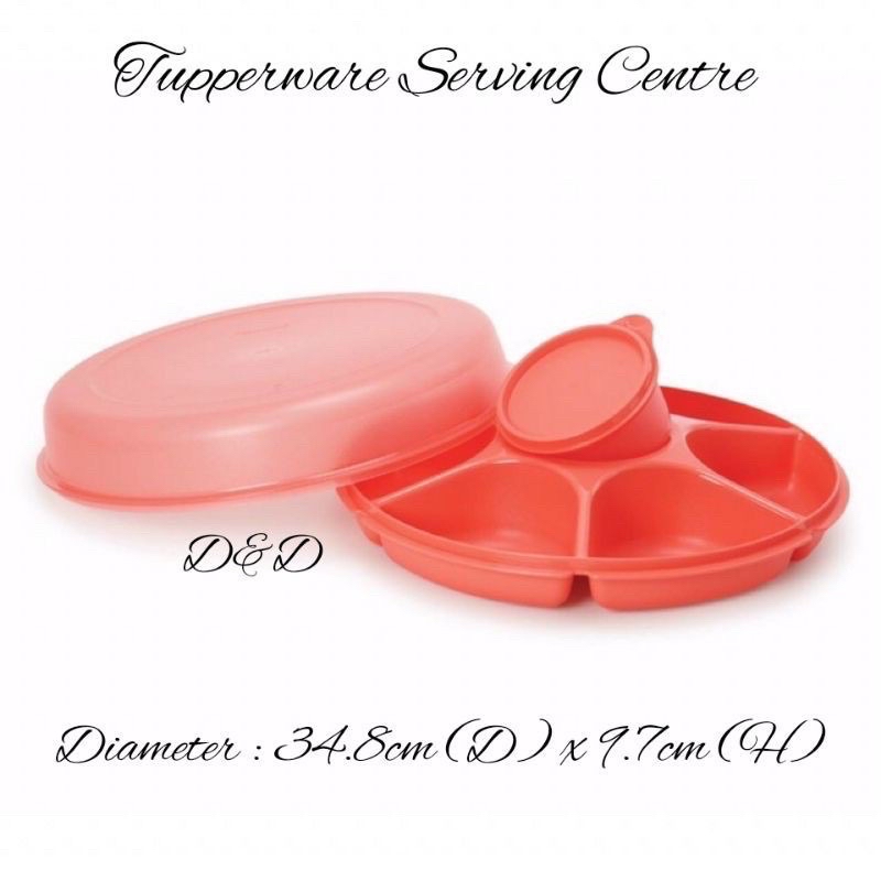 🔥tupperware serving centre 1 pcs( peach colour🔥🔥) | Shopee Malaysia