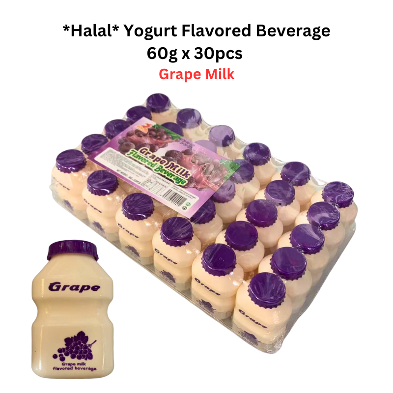 *Halal* Yogurt Flavored Beverage 60g x 30pcs (Yogurt, Laici Milk ...