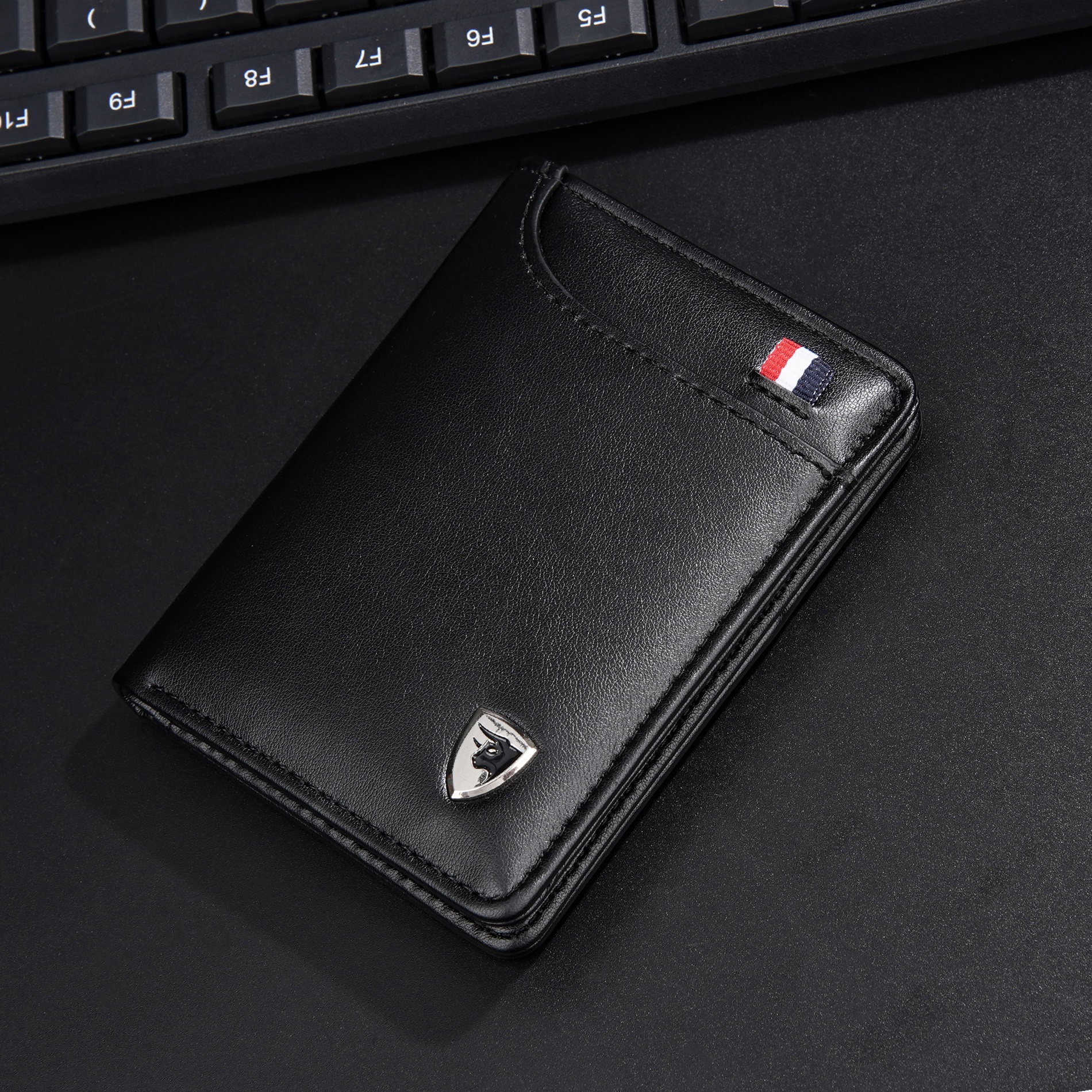 UnisBlack Small Men Wallet , Short Wallet Men , Card Holder Wallet ...