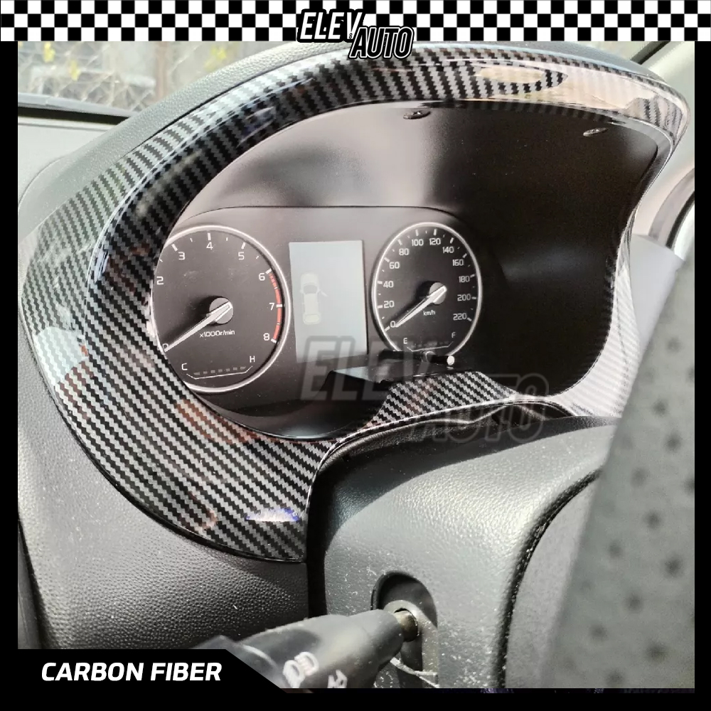 Proton Saga VVT 2016 - 2024 Meter Frame Panel Trim Cover Carbon Fiber ...