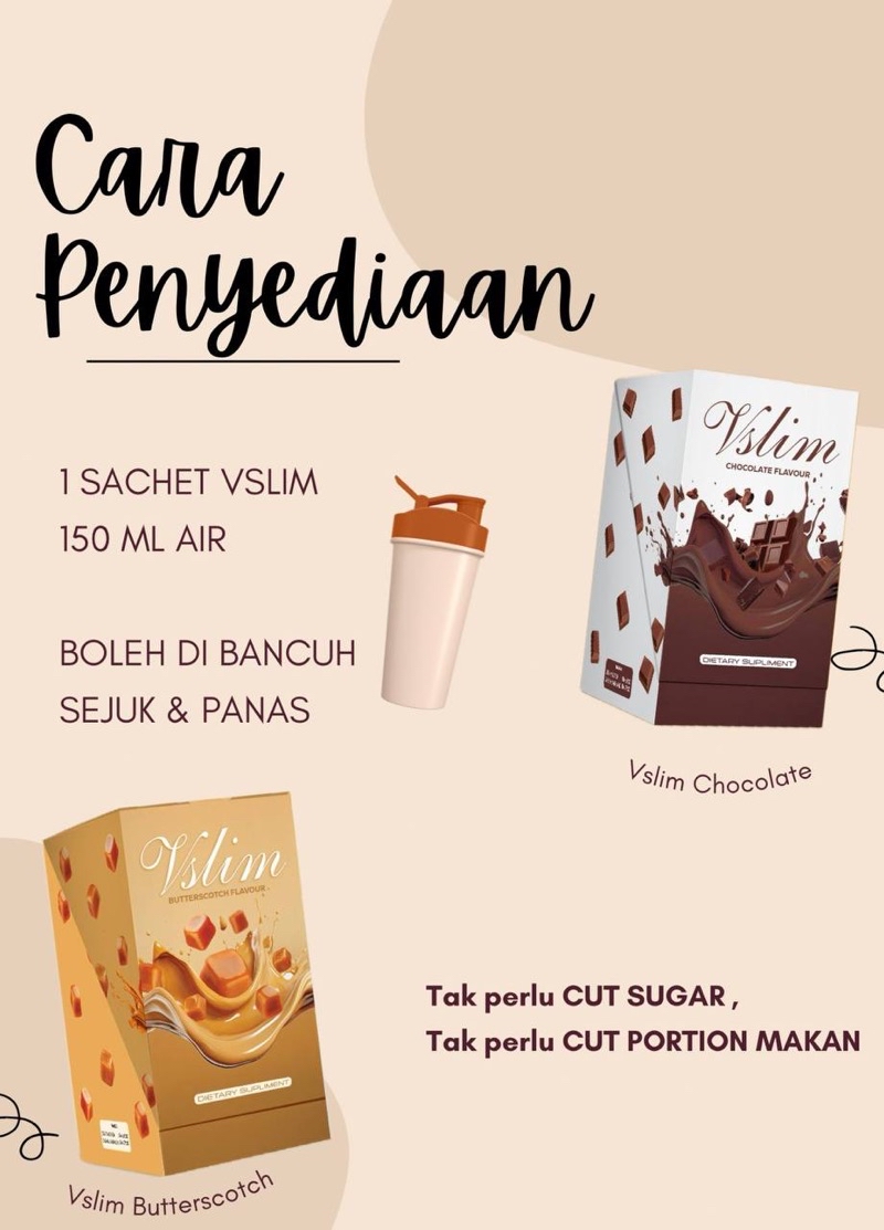Vslim Dyna Yusof Minuman Kurus Tanpa Diet Original Hq Menaikkan