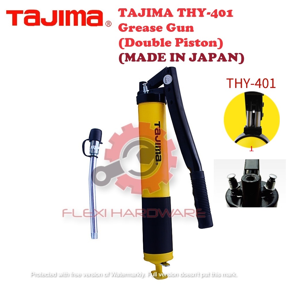 Tajima THY401 Double Piston Grease Gun (Made In Japan) | Shopee Malaysia