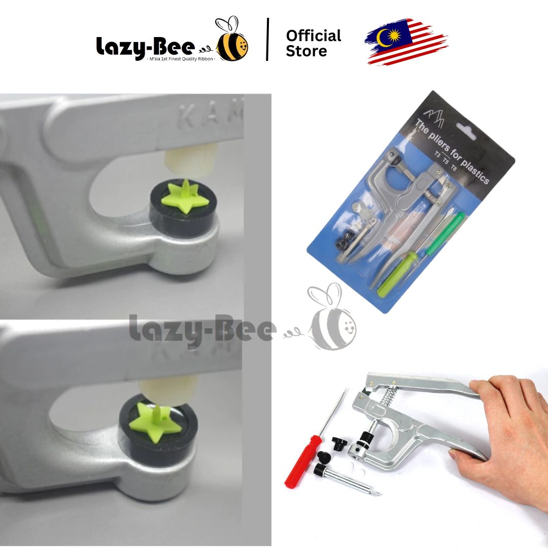 LAZY BEE Transparent Clear 50 Set 200 pcs T3 T5 T8 KAM Snap Button ...