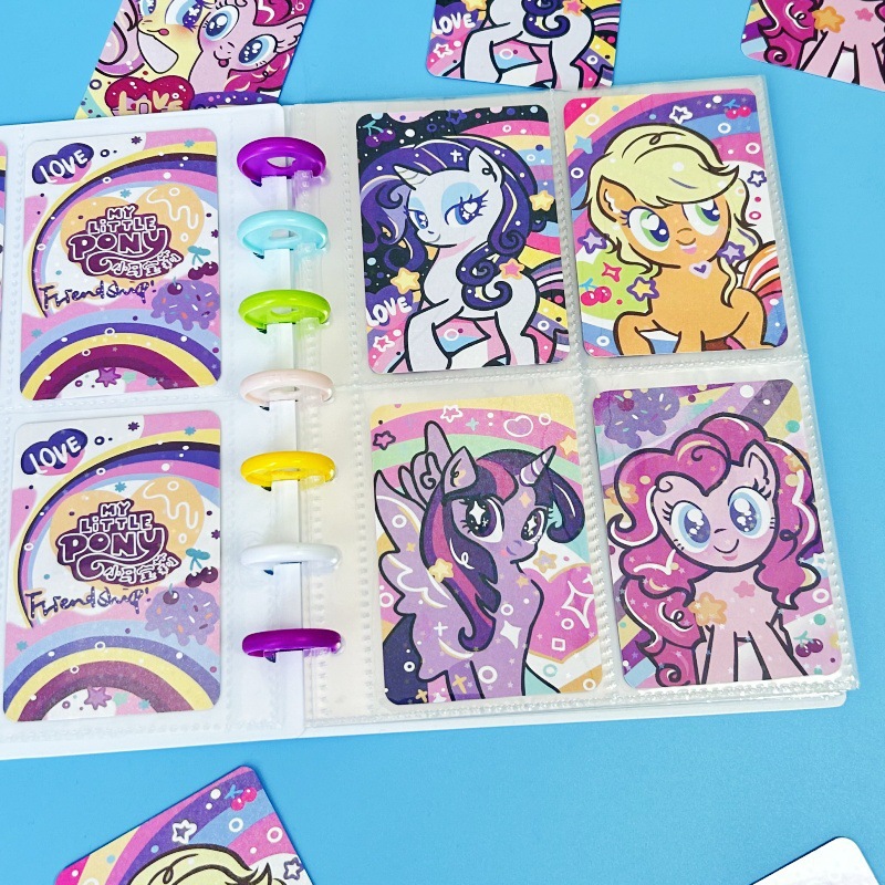 My Little Pony Card Book Album Card Collection Book 80 Cards Cute ...