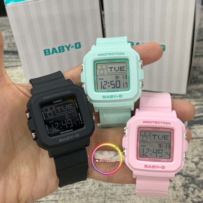 100% ORIGINAL CASIO BABY-G BGD-10-1/BGD-10-3/BGD-10-4 monochromatic ...