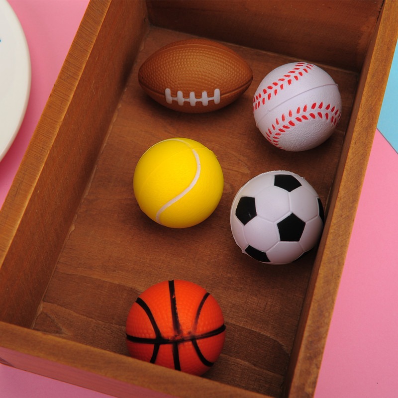 Wenbo [Toy] Mini Foam Ball Squeezer Stress Relief Toy Children Mini PU ...
