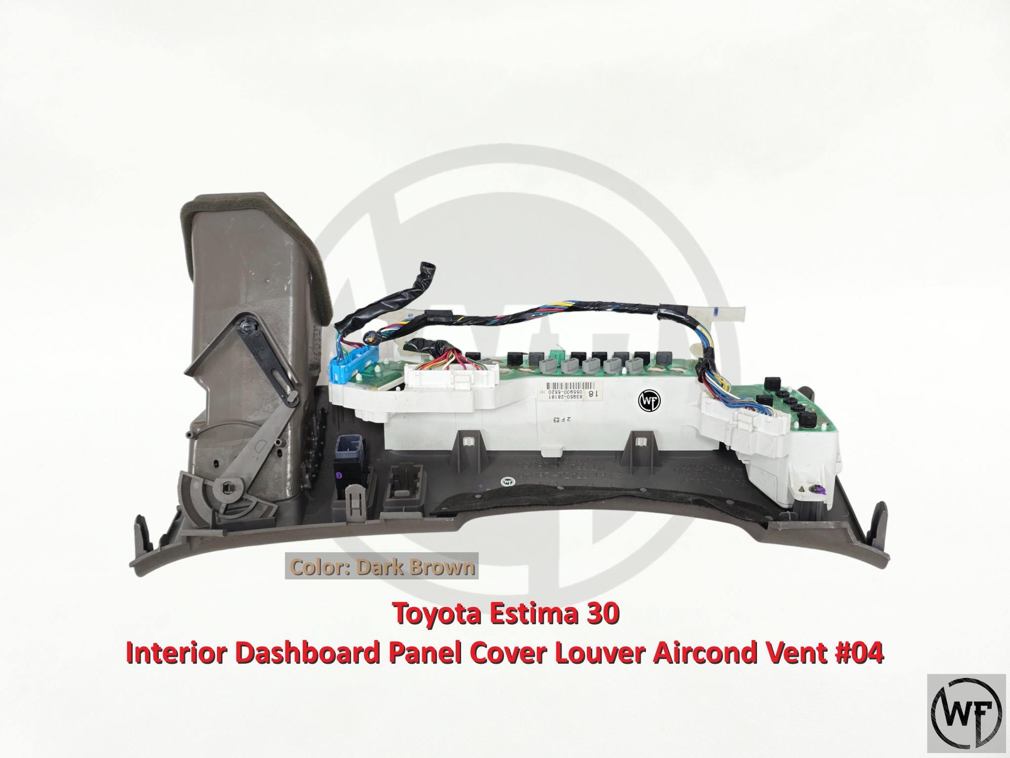 Toyota Estima ACR30 MCR30 Interior Dashboard Panel Cover Louver Aircond ...