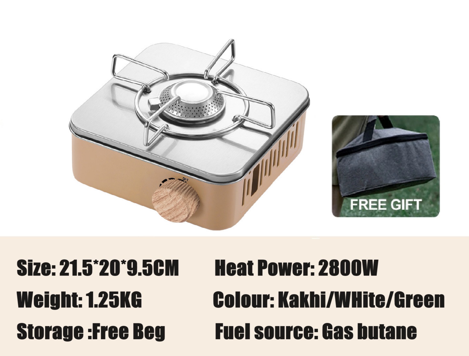 Semua stove dapur camping stove mini dapur 3500W stove cookware Gas ...